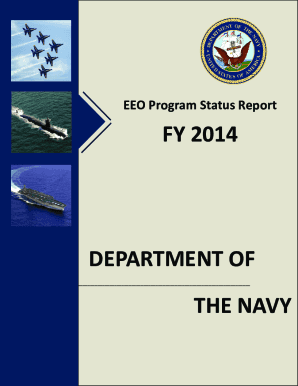 Fillable Online DON FY14 MD-715 Report - Secretary of the Navy - Navy ...