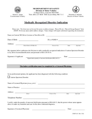 Fillable Online Application for Tint Waiver - New Hampshire Fax Email ...