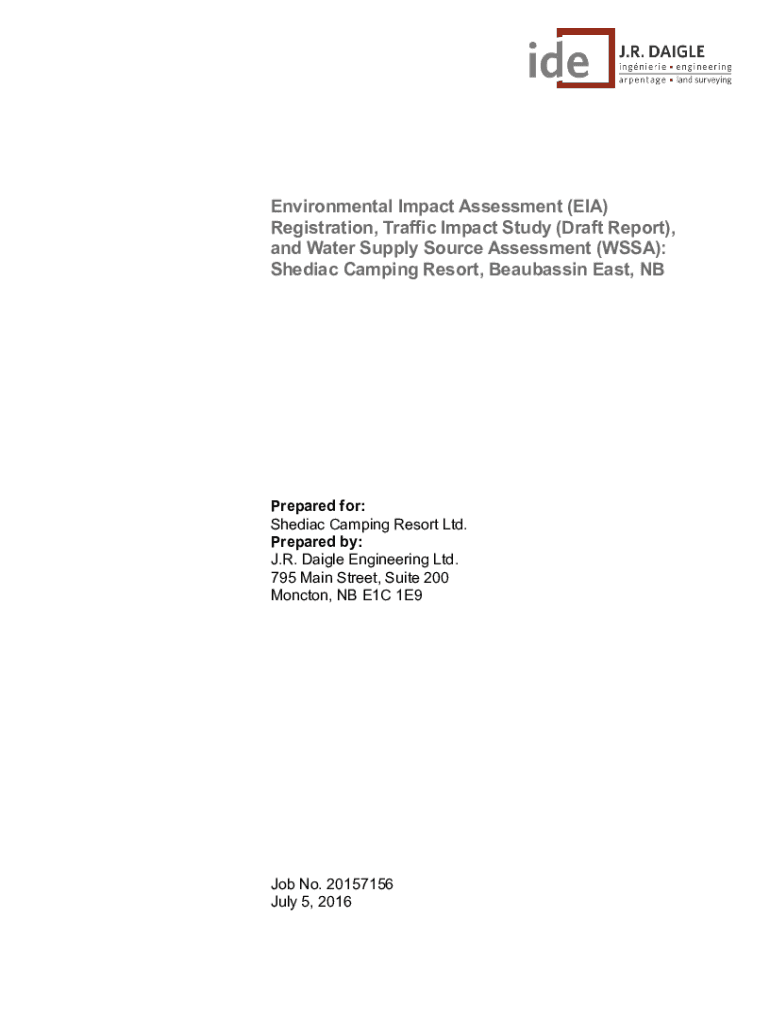 Fillable Online www2 gnb Environmental Impact Assessment (EIA ...