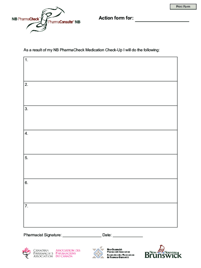 Fillable Online www2 gnb Action form for - New Brunswick Fax Email Print - pdfFiller