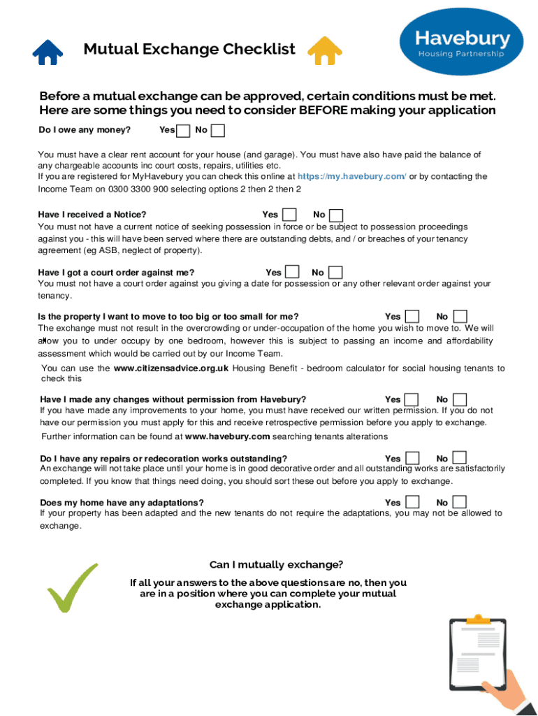 Fillable Online Task 10. Mutual Exchange Procedure - Redditch1031 ...
