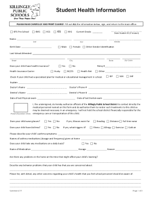 Fillable Online PLEASE READ CAREFULLY AND PRINT CLEARLY: Fill out ALL ...