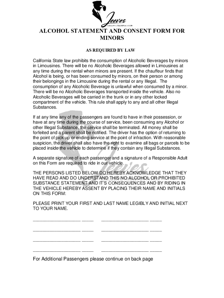 Fillable Online What You Need to Know about Underage Drinking in ...