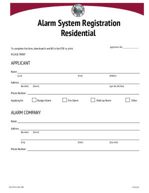 Fillable Online Alarm Industry ApplicantsArizona State Board of ...10 ...