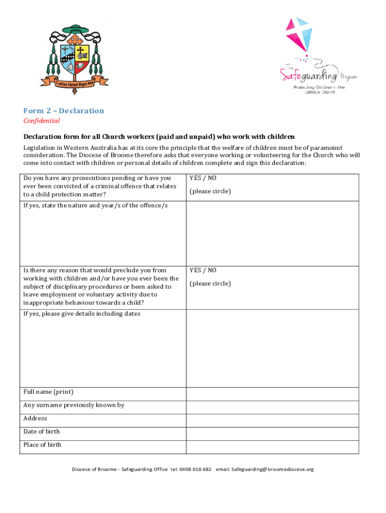 Fillable Online 10+ Free Church Confidentiality Agreement Templates ...