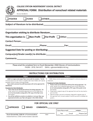 Fillable Online Approval-Form Fax Email Print - pdfFiller