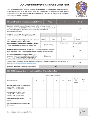 Fillable Online DCA - Businesses - Inspections - Forms, Signs ...