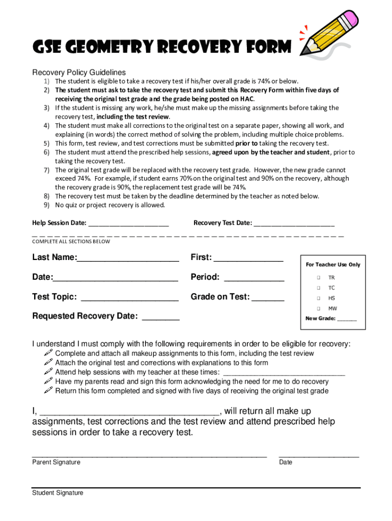 Fillable Online GSE Request Form - Google Docs Fax Email Print - pdfFiller