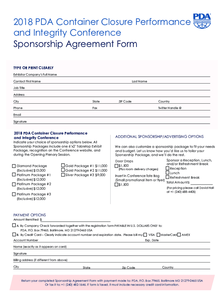 Fillable Online PDA Container Closure Performance and Integrity ...