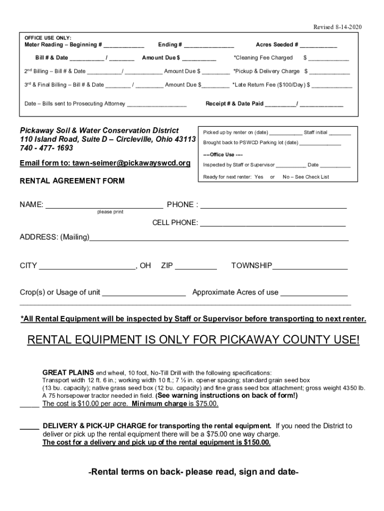 Fillable Online Residential Water Bill: How to Read - Example and ...