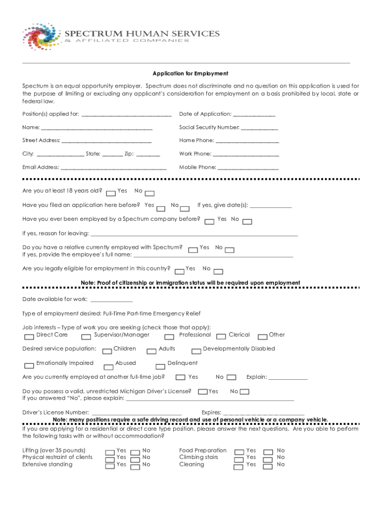 Fillable Online Application, Assessment, and Interview Process ...