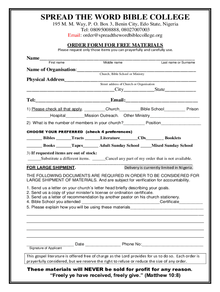 Fillable Online nsaa CHAMPIONSHIP PROGRAM ORDER FORM Fax Email Print ...