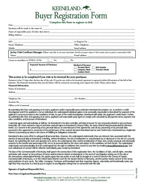 Fillable Online Buyer Registration Form9-2020.indd Fax Email Print - pdfFiller