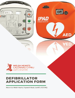 Fillable Online Defibrillator application form Fax Email Print - pdfFiller