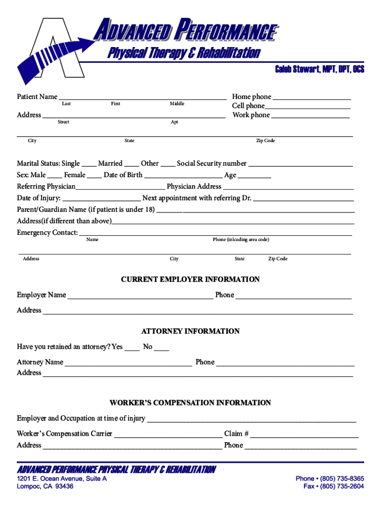 Fillable Online Todays Date PATIENT NAME HOME PHONE Last First Middle ... Fax Email Print ...