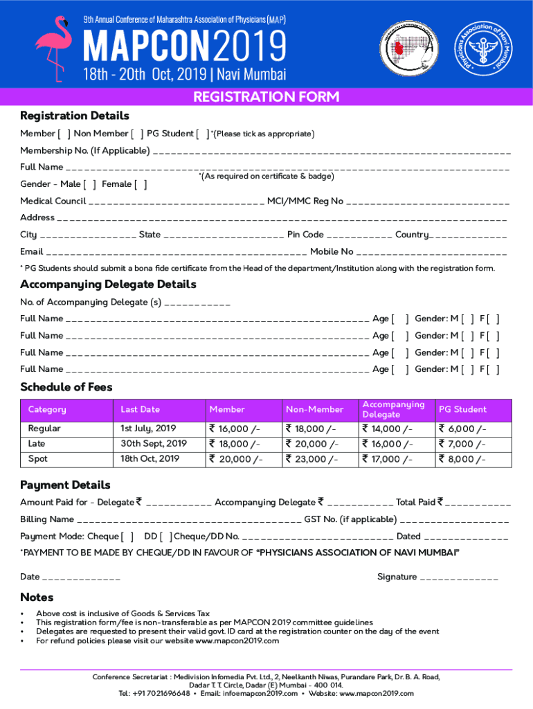 Fillable Online FREE 8+ Sample Membership Registration Forms in PDFMS ...