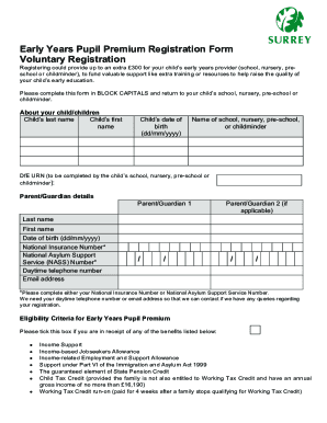 Fillable Online 2.A Early-Years-Pupil-Premium-EYPP-Registration-Form (1 ...