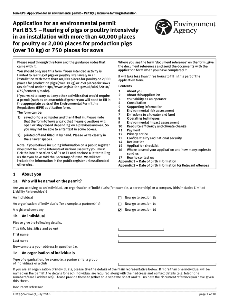 Fillable Online Fillable Online Form EPB: Application for an ...
