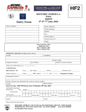 Fillable Online hscc org HISTORIC FORMULA Fax Email Print - pdfFiller
