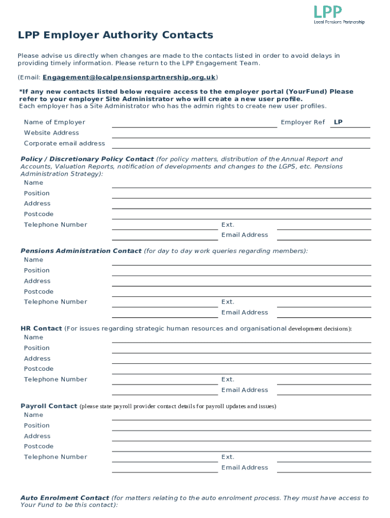 070517 LPFA Employer Authority Contacts.doc. Employer Authority ...