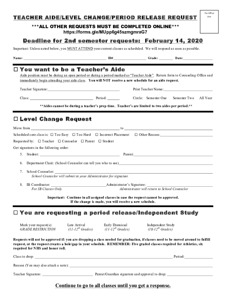 Fillable Online TA-Level Change Form 2019-2020a Fax Email Print - pdfFiller