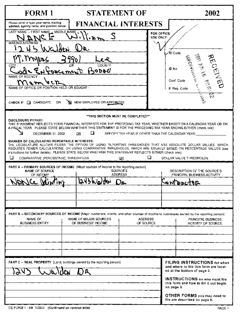 Fillable Online docs lee LAST NAME -- FIRST NAM E Fax Email Print ...