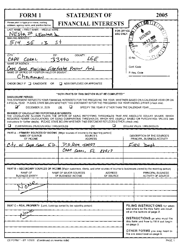 Fillable Online docs lee Fillable Online STATEMENT OF FINANCIAL ...