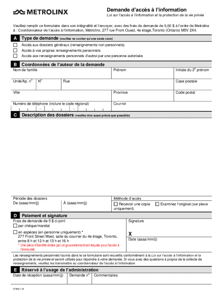 Remplissable En Ligne Access Request Form - English Fax Email Imprimer - pdfFiller