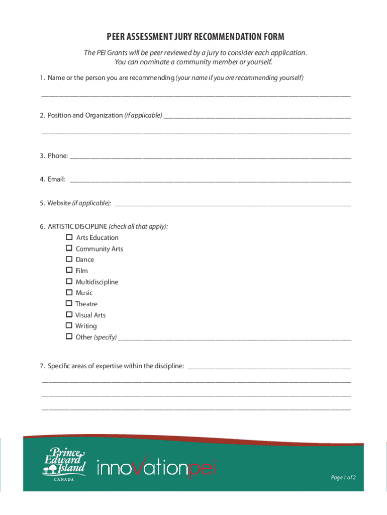 Fillable Online FREE 8+ Sample Peer Assessment Forms in PDFMS WordFree ...