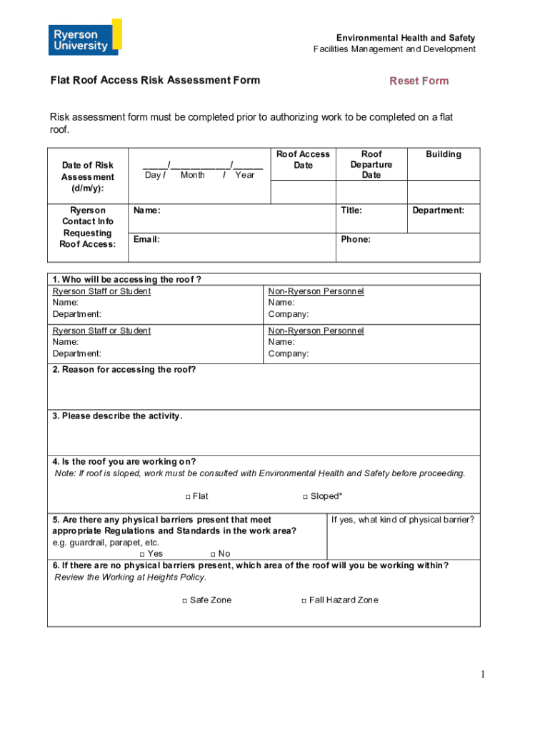 Fillable Online Environmental Risk Assessment Templates: Top 3 Free ...