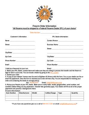 Fillable Online Application for Federal Firearms License (FFL) - Bureau ...