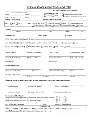 Fillable Online template for final enrollment form.docx Fax Email Print - pdfFiller