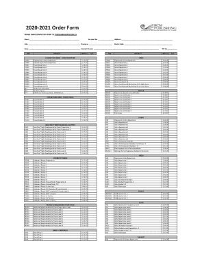 Fillable Online DEALER ORDER FORM 20-21 Fax Email Print - pdfFiller