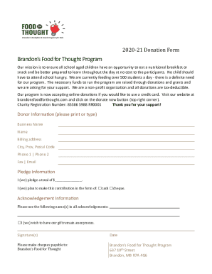 Fillable Online HomefoodtodonateDonation Request Letter for Food ...