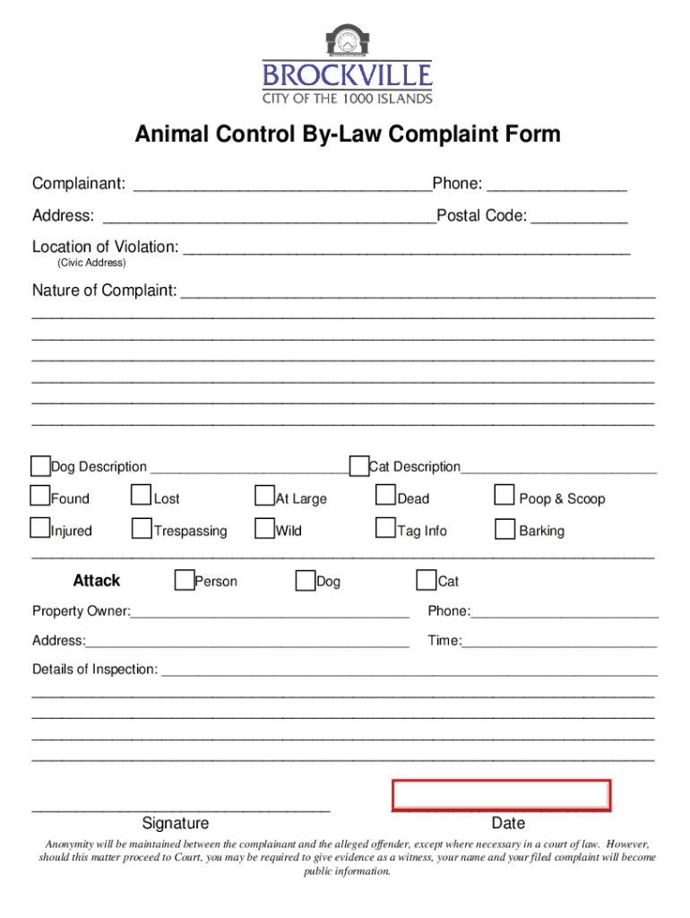 Fillable Online PDF Animal Encounter Report Form - West Virginia ...