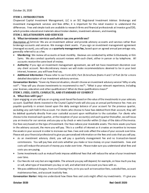 Fillable Online 201026 - Adviser Only Form CRS - CCIM Fax Email Print ...