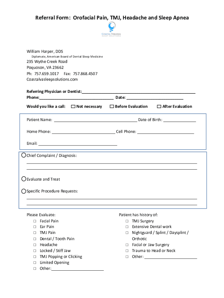 Fillable Online TMD Referral Form as of 2020-08-13.docx Fax Email Print ...