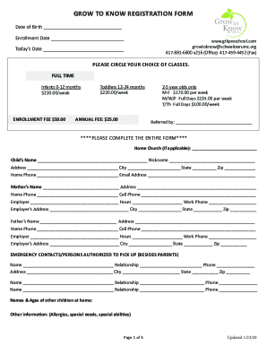 Fillable Online How to Register Your Child for SchoolHow to Register ...