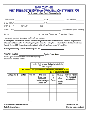 Fillable Online SWINE Designation Form 2020.docx Fax Email Print ...