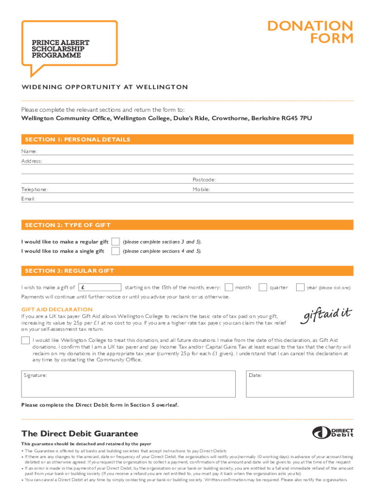 Fillable Online Collect Donations with DonorPerfect Online Forms Fax ...