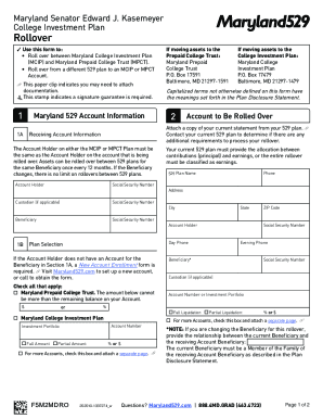 Fillable Online Forms Maryland 529 Fax Email Print - pdfFiller