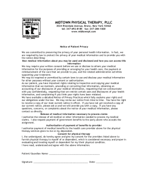 Fillable Online Model Notices of Privacy Practices HHS.govHIPAA Basics ...