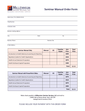 Fillable Online 43+ Blank Order Form Templates - PDF, DOC, ExcelFree ...