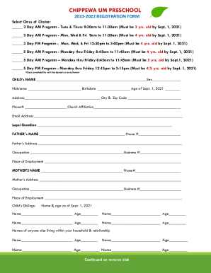 Fillable Online 2021-2022 REGISTRATION FORM Fax Email Print - pdfFiller