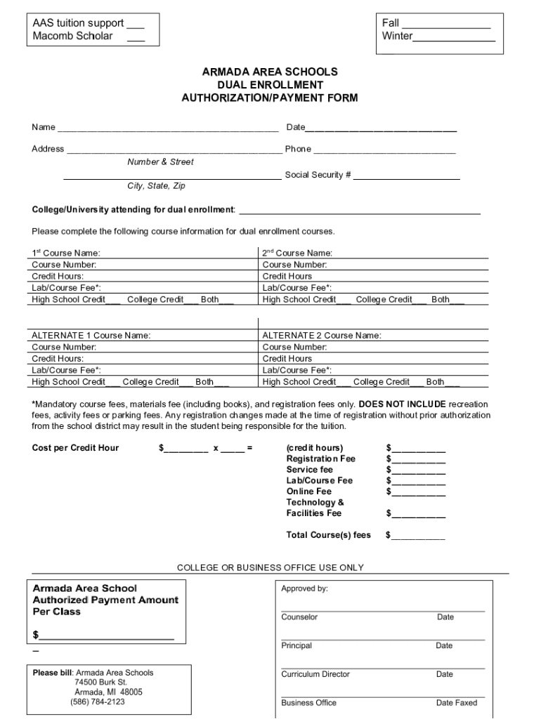 Fillable Online Application for Admission - Wayne County Community ...