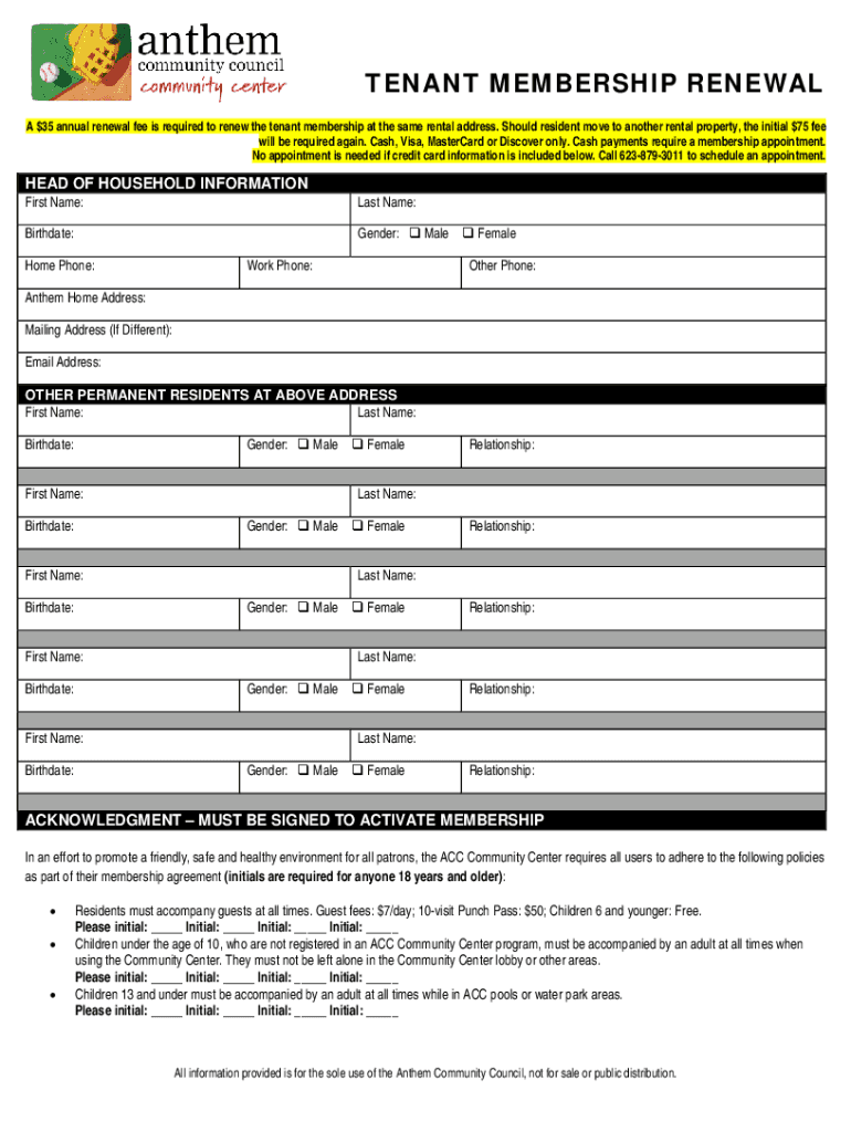 Fillable Online Residential Tenants' Rights - New York State Attorney ...