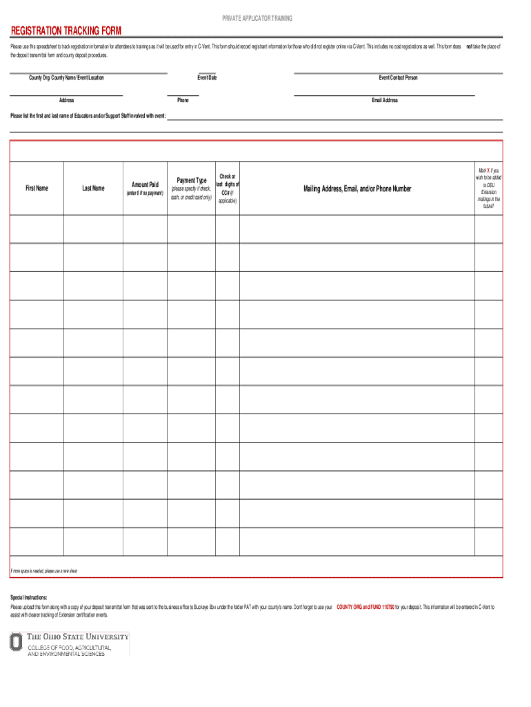 Fillable Online FREE 20+ Sample Tracking Forms in PDFMS WordMS Excel ...