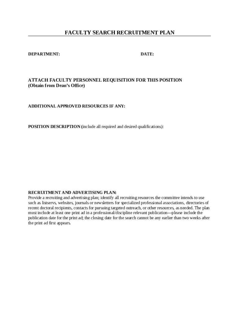 The Request for Replacement or New Faculty Member ... - documents umw ...