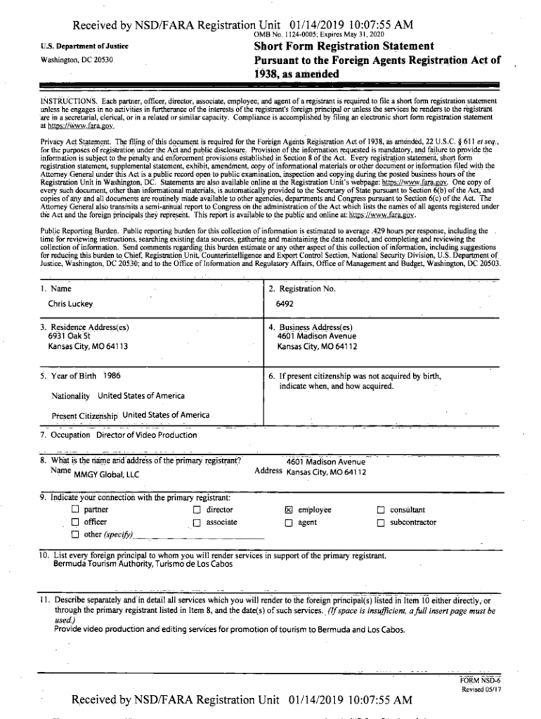 Fillable Online Each partner, officer, director, associate, employee ...