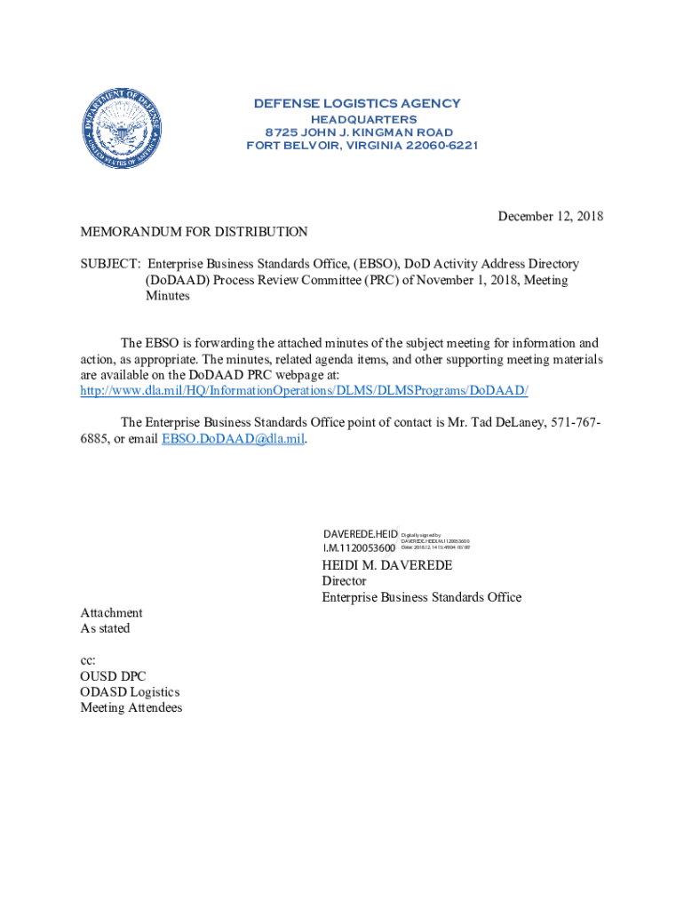 Fillable Online Defense Logistics Agency - DLA 8725 John J Kingman Rd ...